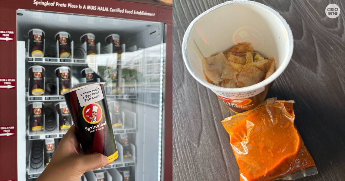 I try Springleaf prata in a cup from a vending machine - how does it ...