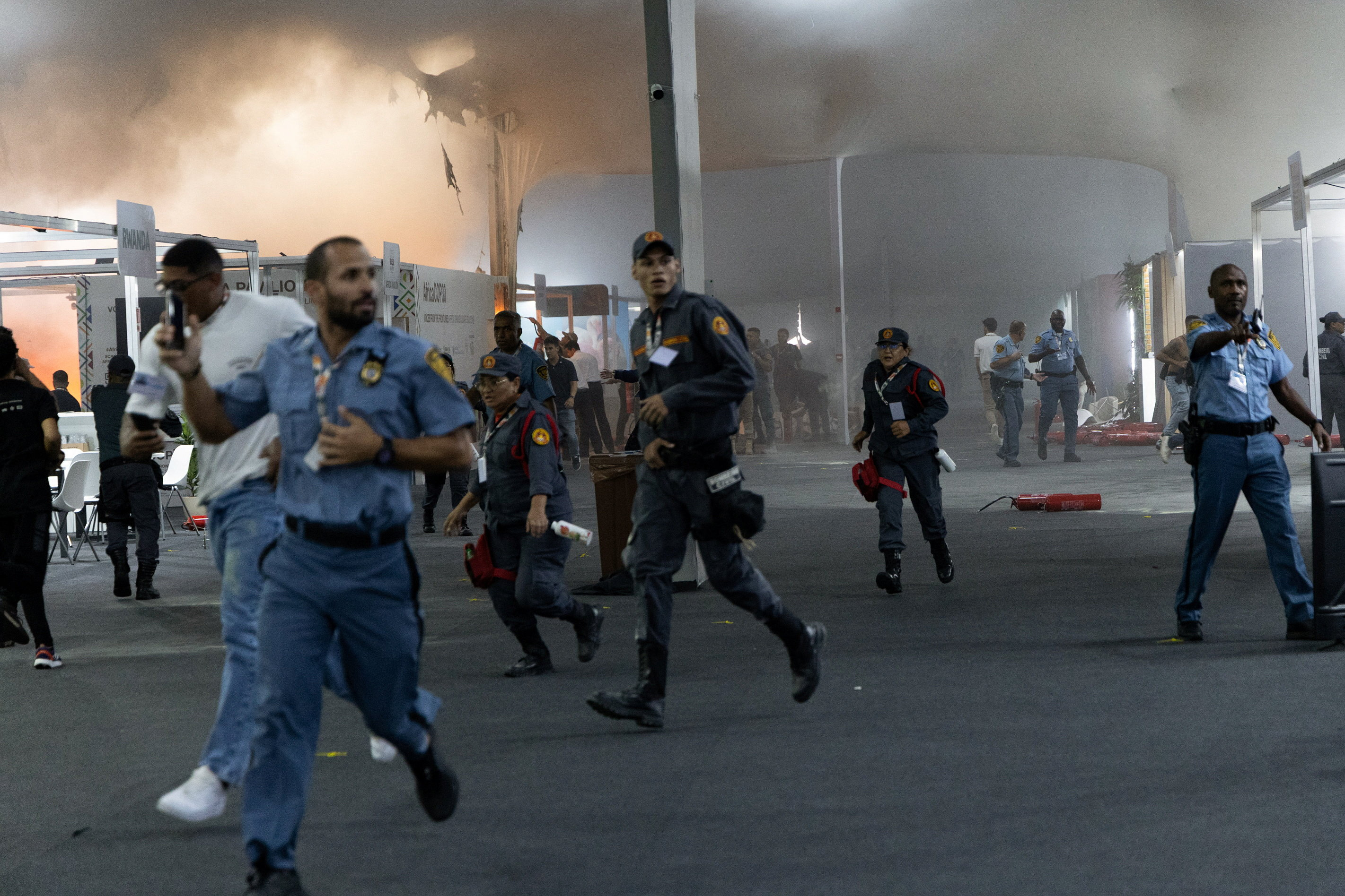 Fire disrupts COP30 climate talks as UN chief urges deal, World News - AsiaOne