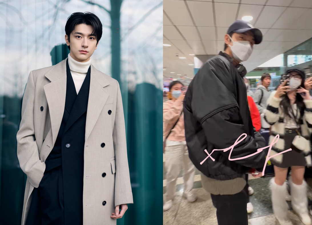 Chinese stars Dylan Wang, Song Yi and Lin Yi spotted in Singapore ahead ...