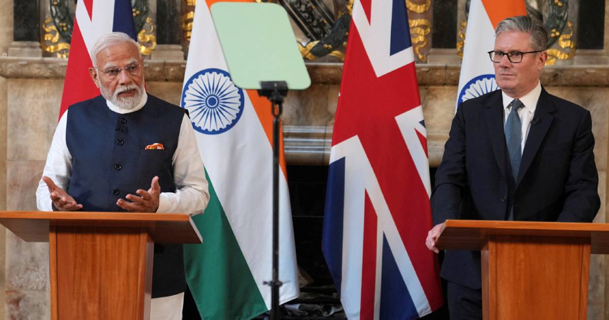 Britain and India sign free trade pact during Modi visit, Money News ...