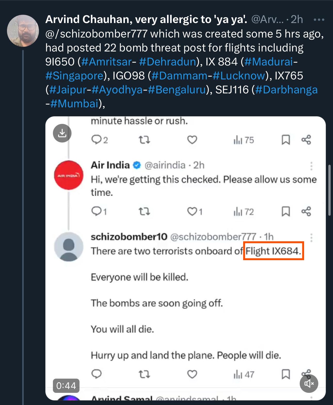 RSAF scrambles F-15SG fighter jets in response to bomb threat on ...