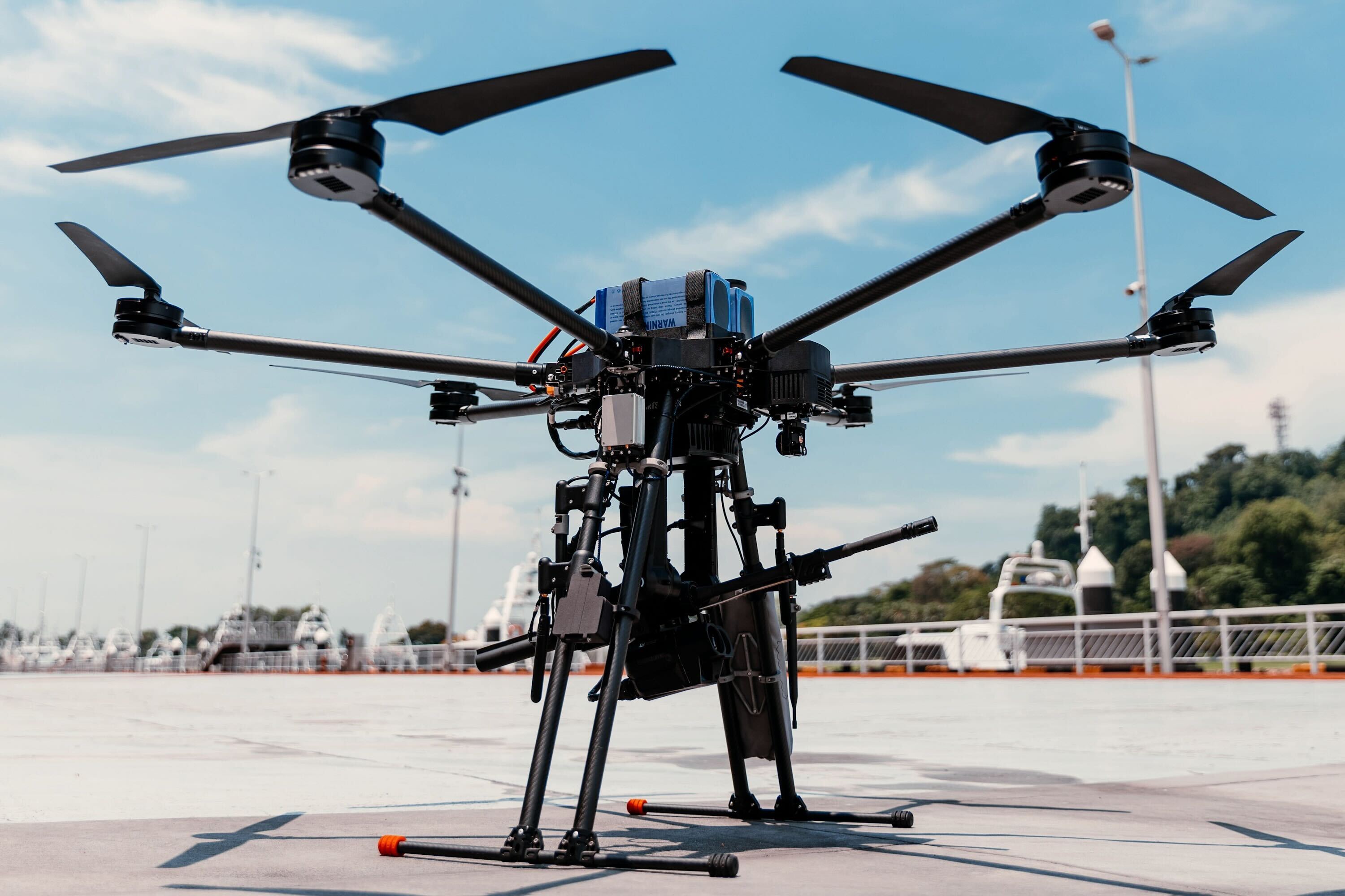 Singapore police to explore using armed drones, jet packs for special ...