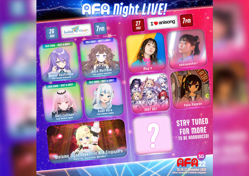 AFA is back physically and for the first time, you can meet-and-greet ...