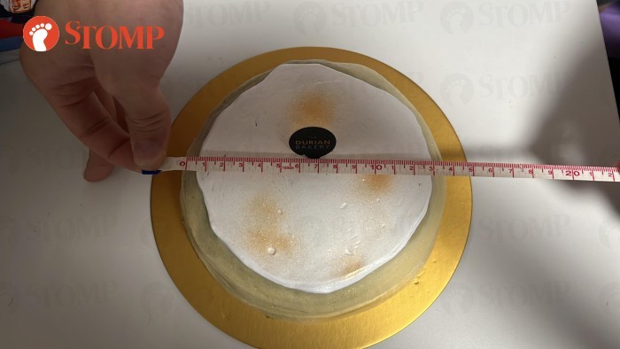 Customer disappointed by $98 'award-winning' durian cake, bakery offers ...