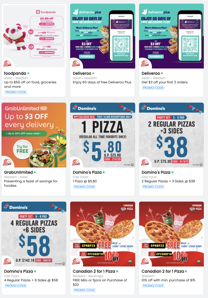 National Day promotions 2023: What are NDP eCoupons, up to 58% off food ...