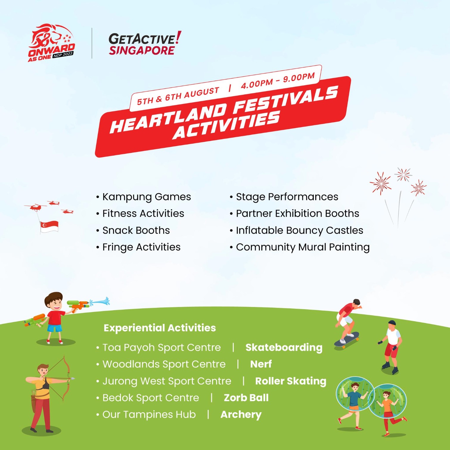 NDP 2023: Adrenaline-pumping heartland happenings, Lifestyle News - AsiaOne