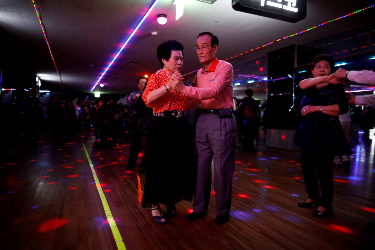 In daytime discos, South Korea's elderly find escape from anxiety, Asia ...