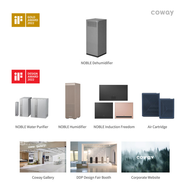 Coway Wins 8 iF Design Awards 2022, Business News - AsiaOne