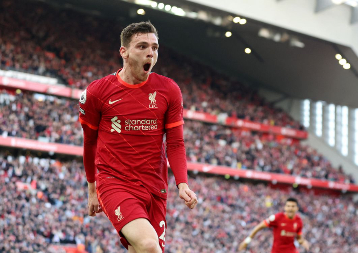 Assistant ref's apparent elbow on Liverpool's Robertson to be ...
