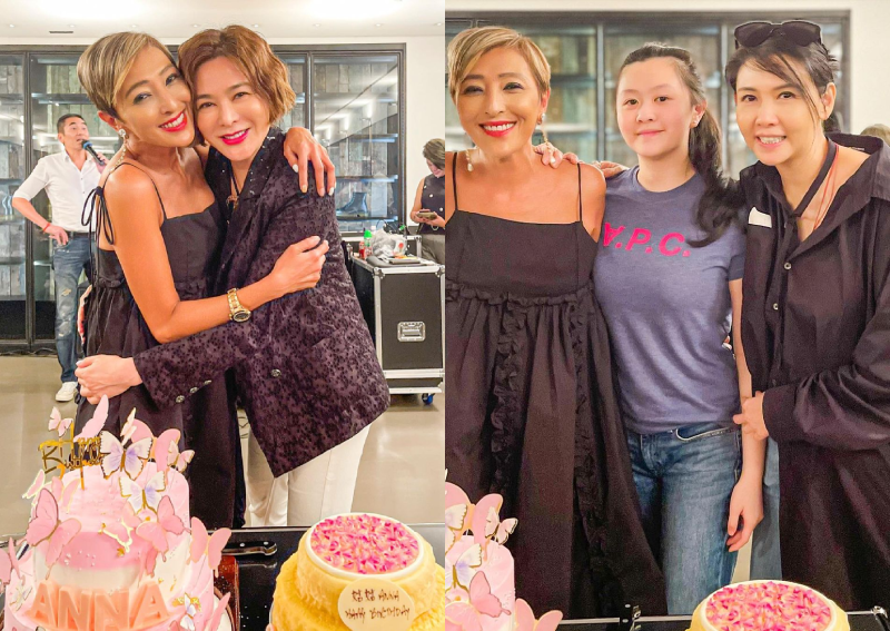 Birthday reunion: Former Hong Kong actress Anna Ueyama celebrates with ...