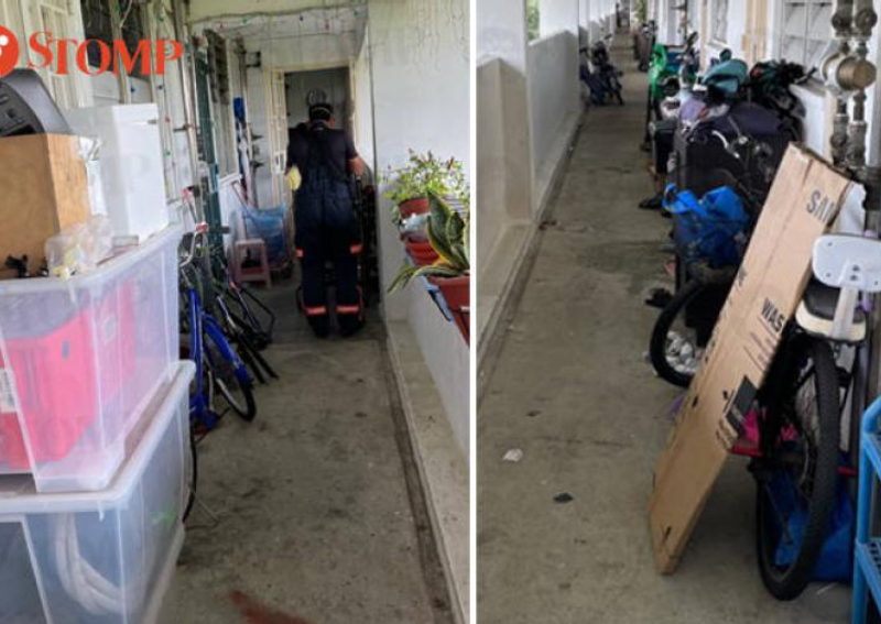 'Their hoarding almost cost a life': Cluttered corridor in Boon Lay ...