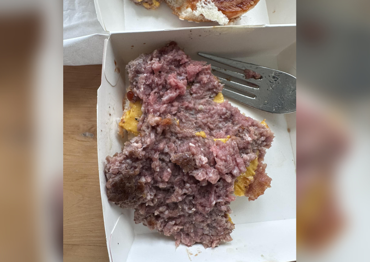 'Cold and mushy': Woman surprised by uncooked beef patty in McDonald's ...
