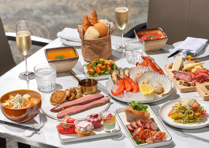 Crossroads: Affordable international buffet and chic alfresco cafe ...