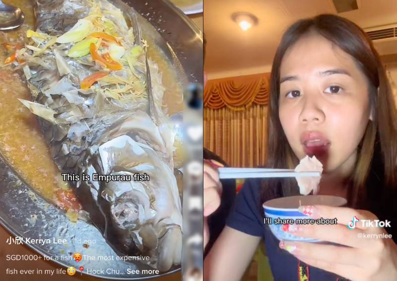 'Most expensive fish ever in my life': Woman tries $1,000 river fish in ...
