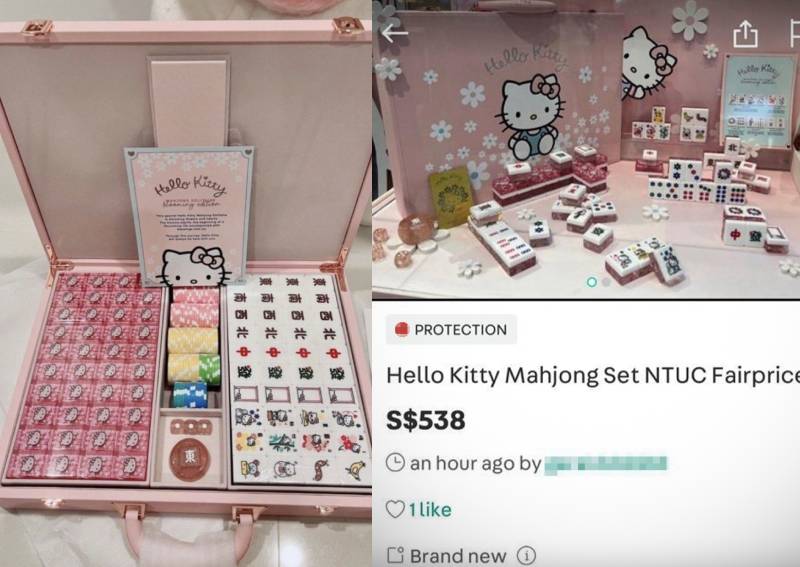 FairPrice warns against buying exclusive Hello Kitty mahjong sets ...