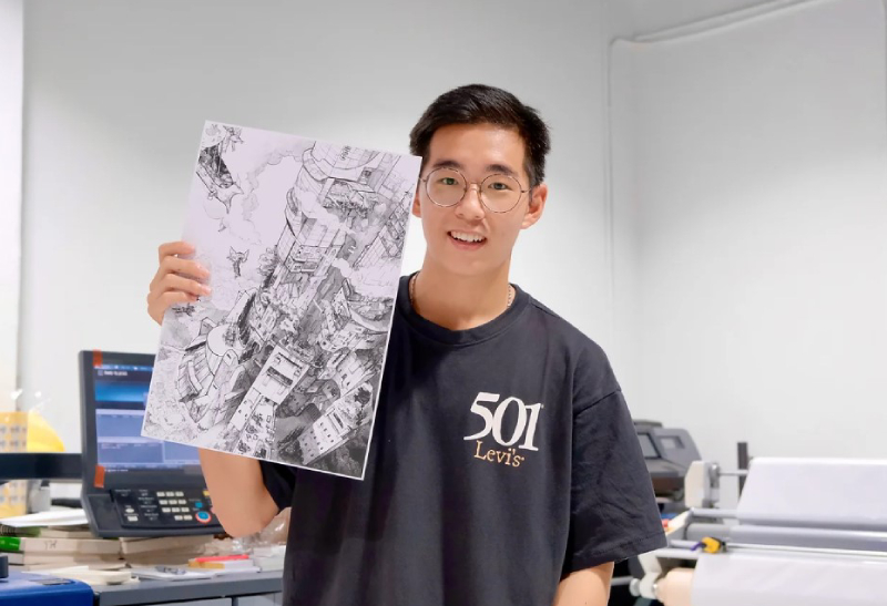 Artist behind the art: Med student goes viral with his dystopian ...