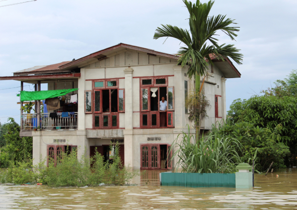 Monsoon flooding forces thousands from their homes in Myanmar, Asia ...