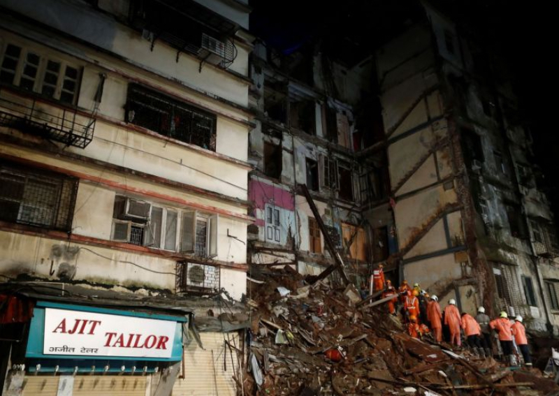 Several feared trapped after building collapses in Mumbai, Asia News - AsiaOne
