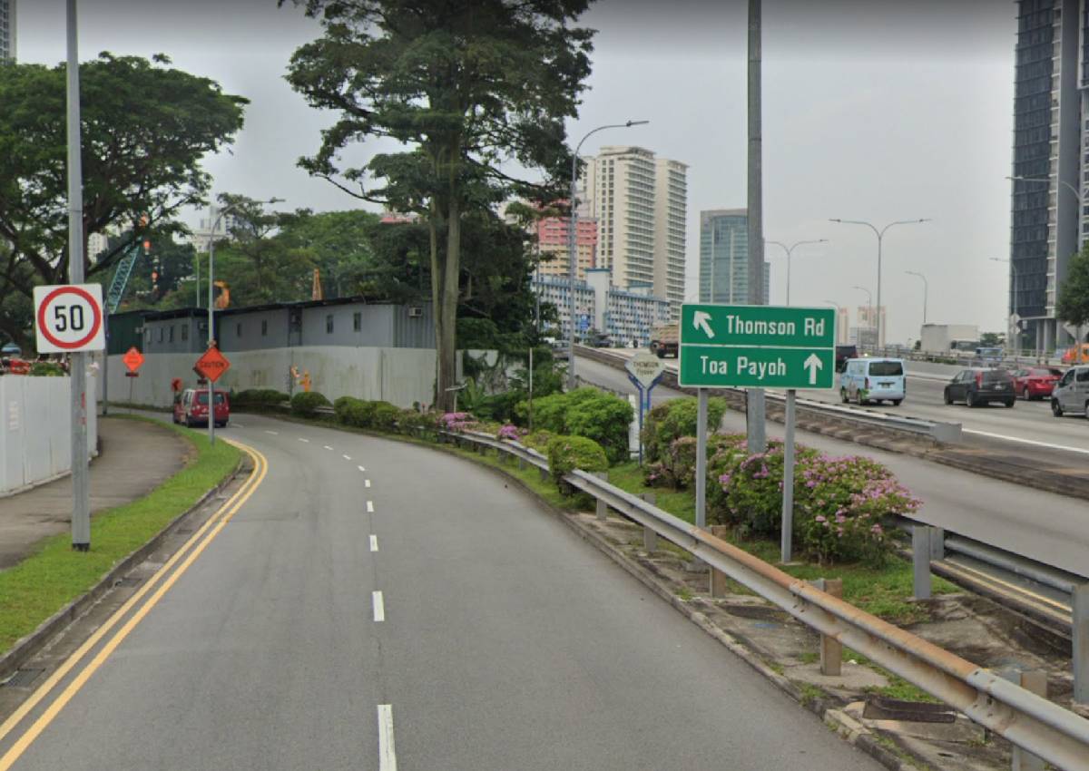 Slip road towards Thomson Road from PIE Exit 17D to be rerouted for ...