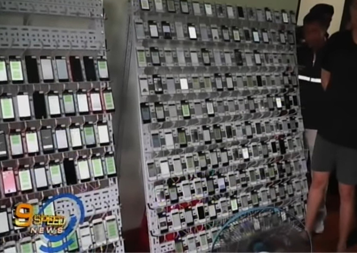 Thai police bust Chinese 'click farm', seize 400,000 SIM cards, Asia ...