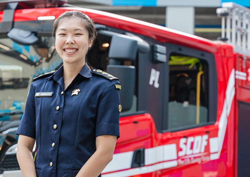 I am a firefighter, and also a peppy cheerleader, Singapore News - AsiaOne