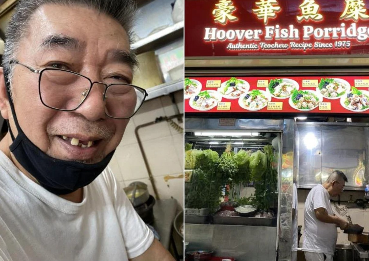 'He always has a smile for customers': Whampoa's Hoover Fish Porridge ...