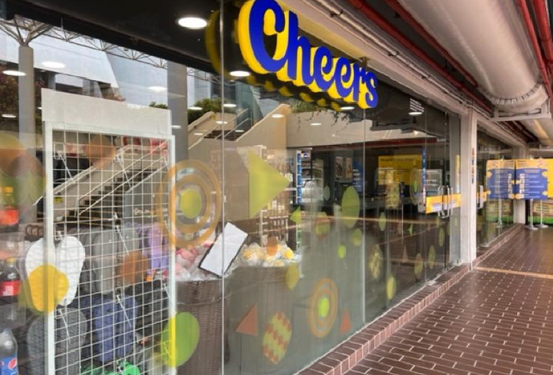 This Cheers outlet lets you walk in, pick up what you want and pay ...