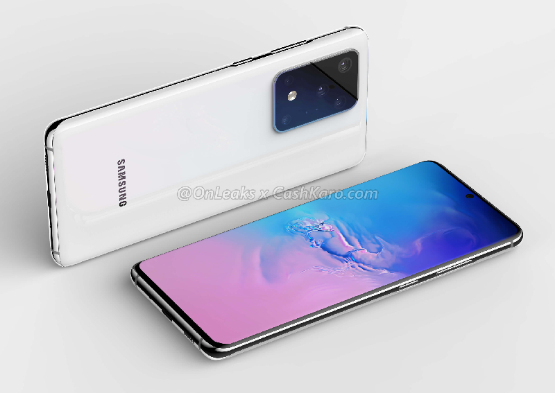 Galaxy S11+ renders reveal a massive rear camera bump with 5 lenses ...