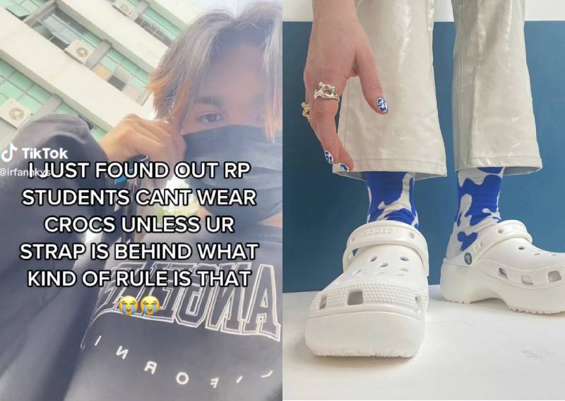 Polytechnic's rule about 'sport mode'-only Crocs baffles netizens ...
