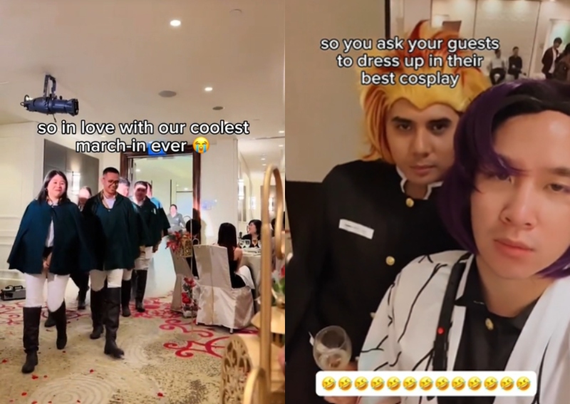 'Really one of a kind': Couple holds anime-themed wedding, has guests ...