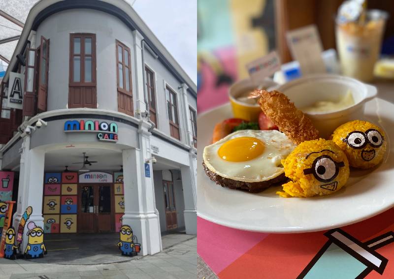 We visited the new Minion-themed pop-up cafe in Clarke Quay and spent ...