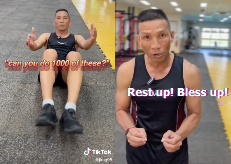 Complete your Tabata, skip the prata: TikTok-famous SAF encik returns ...