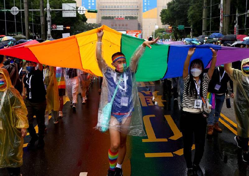 Taiwan celebrates diversity, equality in east Asia's largest Pride ...