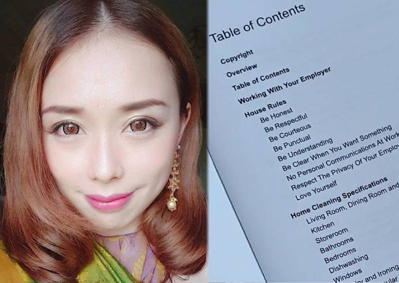 Small price to pay? Singapore woman selling $15 handbook for maids ...
