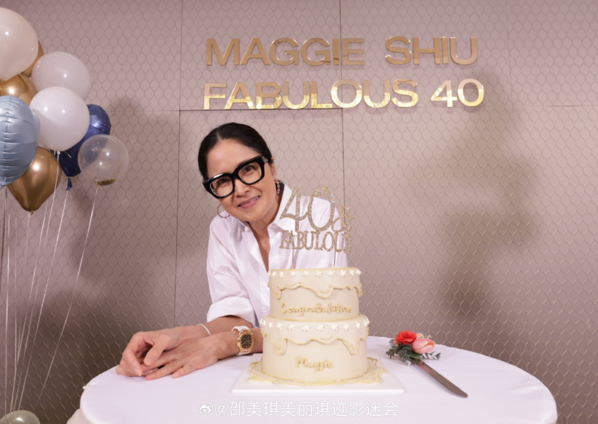 'Eternal goddess': Maggie Shiu celebrates 'fabulous 40' years in ...