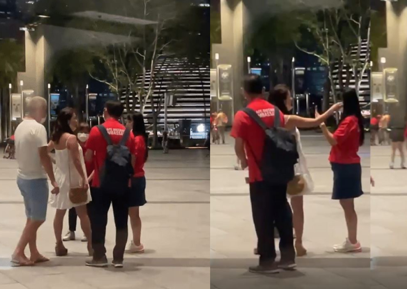 Police report lodged after woman seen pulling down SDA's mask at MBS ...