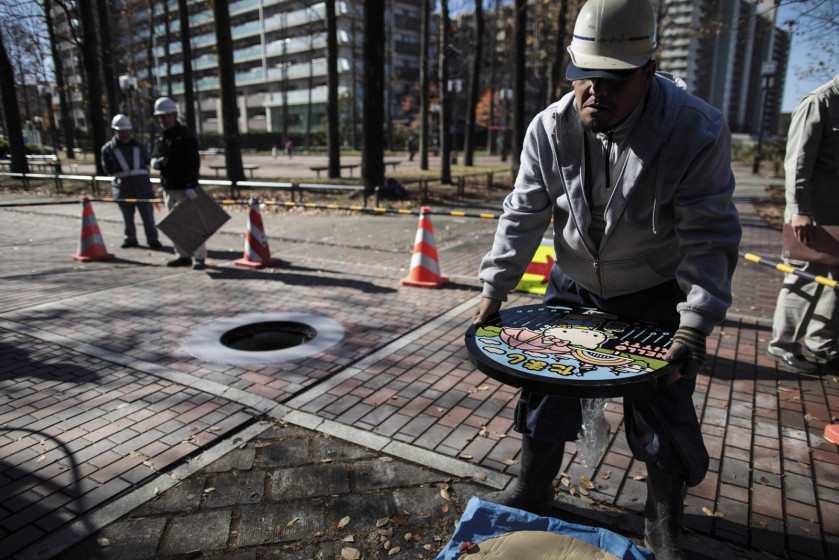 Japan sewers clean up their act with manhole art | AsiaOne