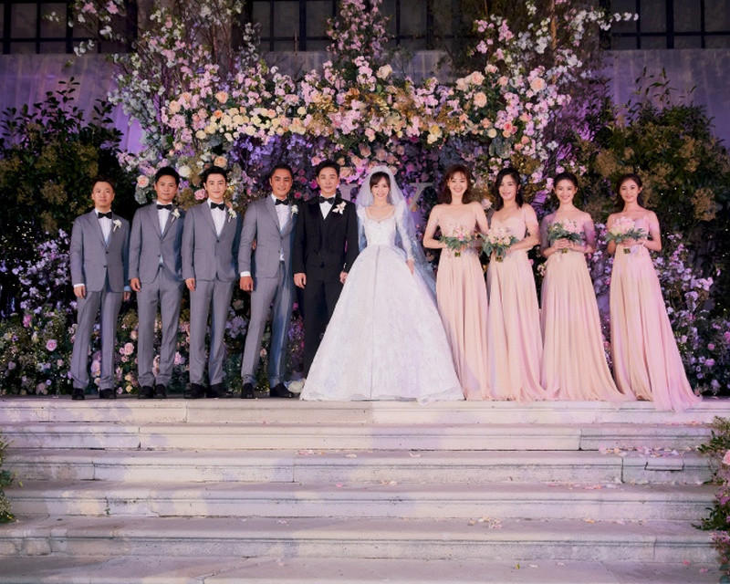 A peek at Chinese actors Tiffany Tang and Luo Jin's wedding in Vienna ...