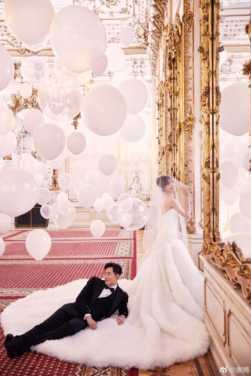 A peek at Chinese actors Tiffany Tang and Luo Jin's wedding in Vienna ...