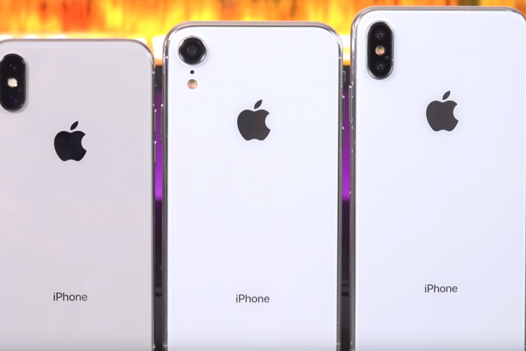 All 3 leaked 2018 iPhone designs shown side-by-side in new video ...
