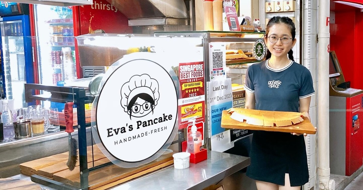 AsiaOne | Young hawker behind Eva's Pancakes hanging up apron to become ...