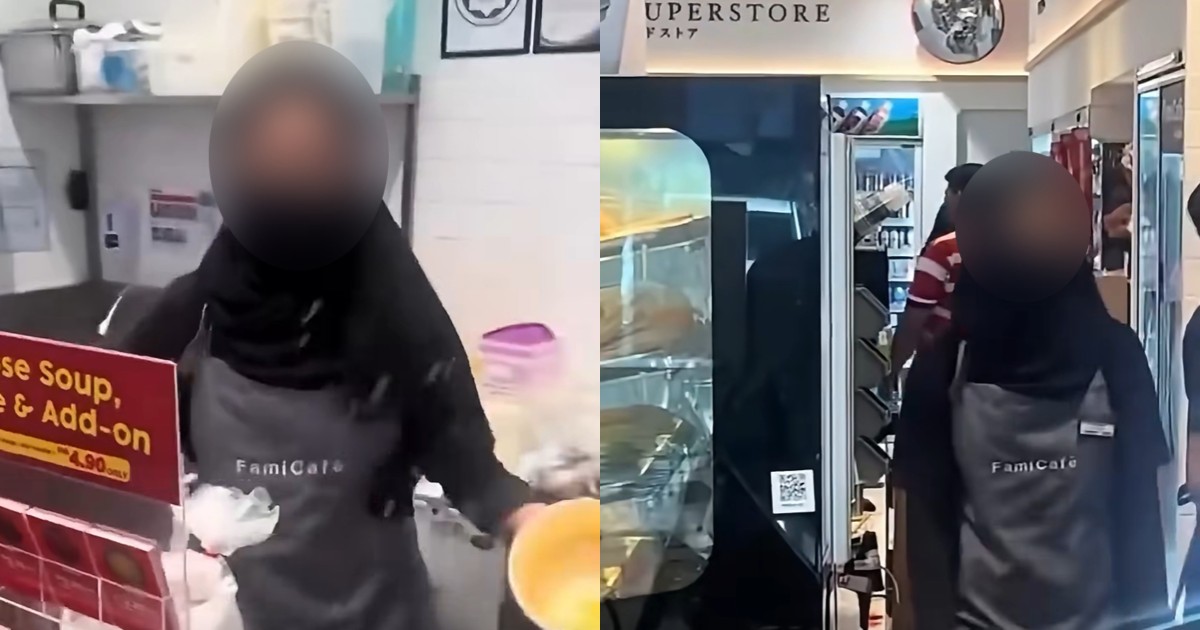 FamilyMart employee in Malaysia splashes entire bowl of oden on ...